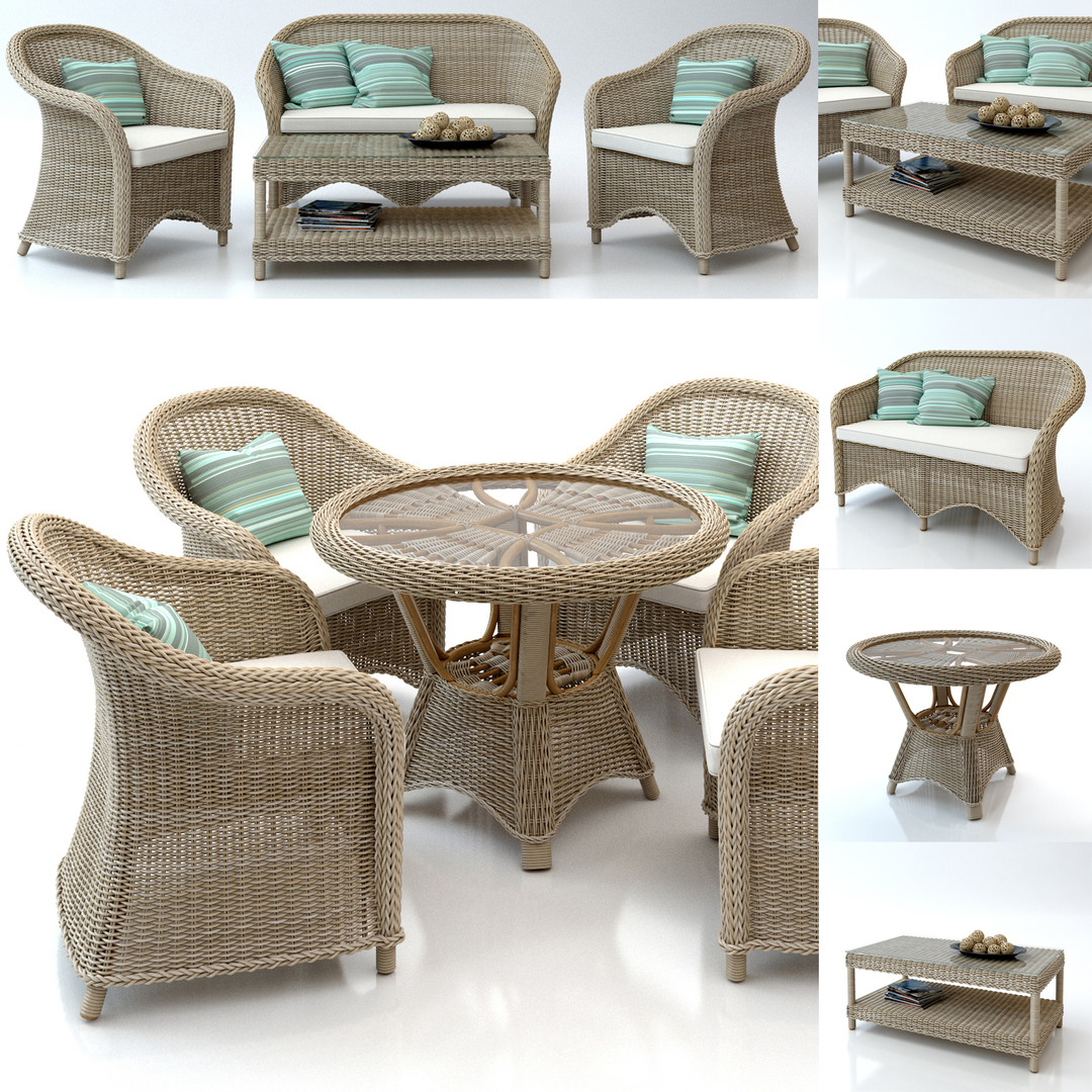3d rattan furniture