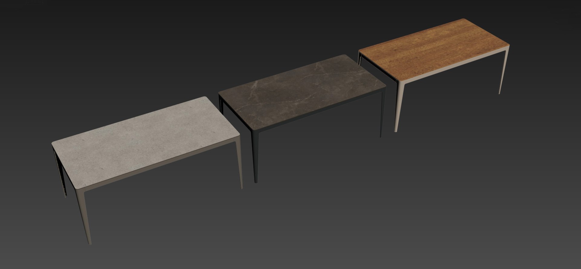 3D Long Island Rimadesio Table - TurboSquid 2017090