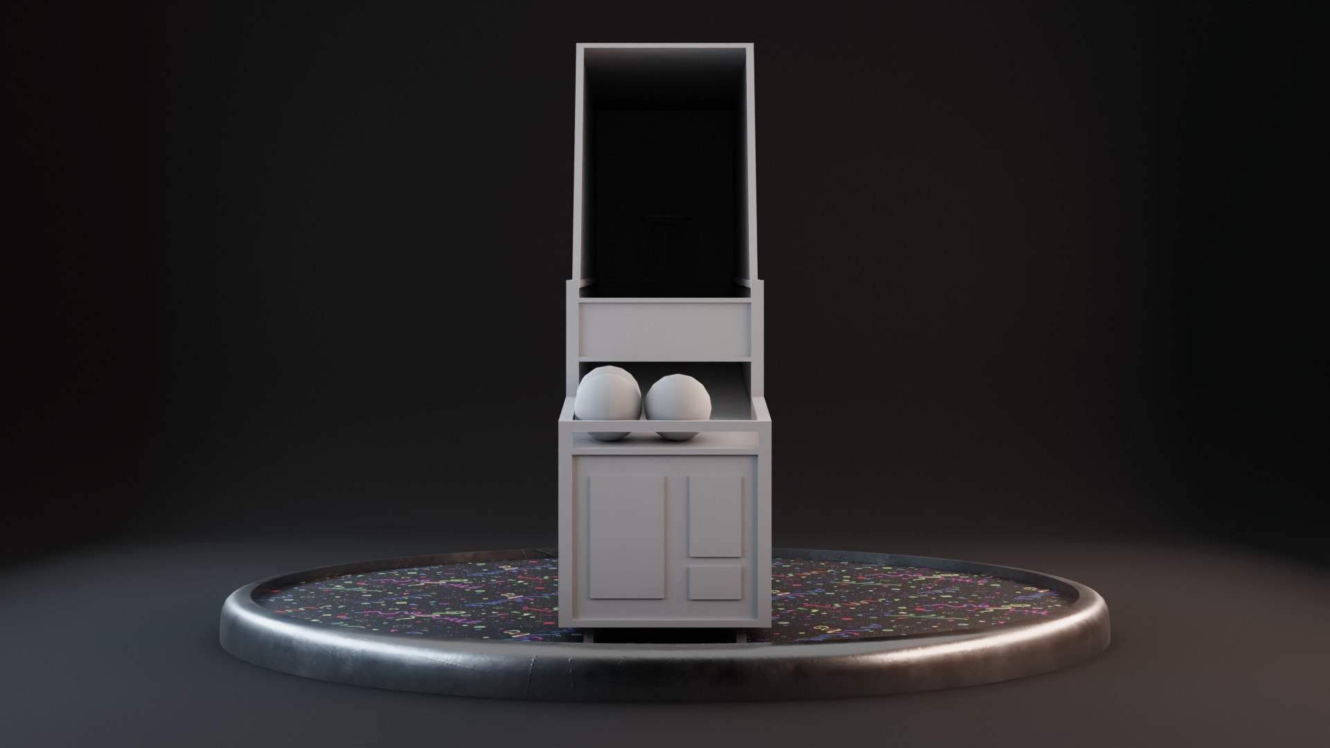 3D Realistic Hoops Basketball Arcade Machine - TurboSquid 1625632