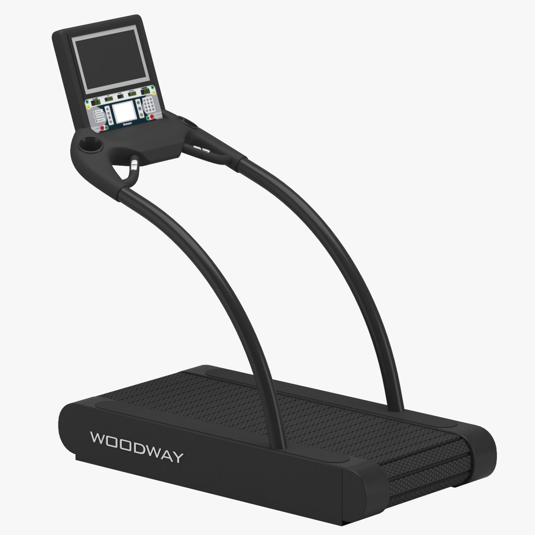 Woodway gym running machine 3D model - TurboSquid 1504357