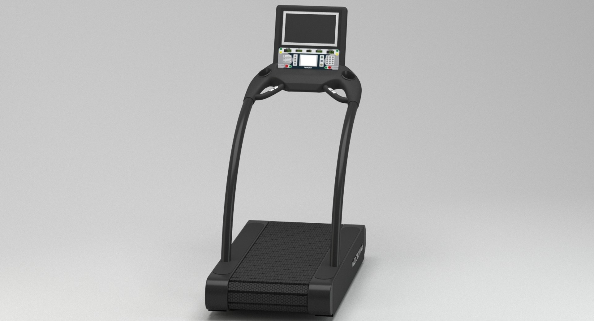 Woodway Gym Running Machine 3D Model - TurboSquid 1504357