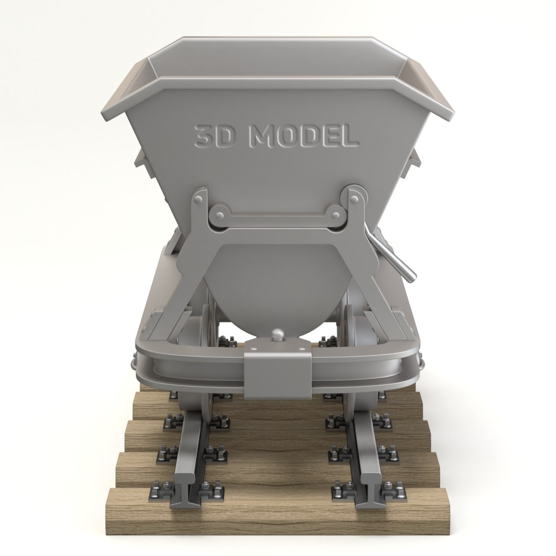 Mining Cart 3D Model - TurboSquid 1515405