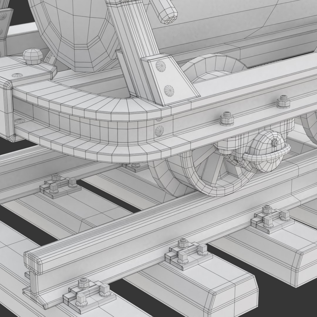 Mining Cart 3D Model - TurboSquid 1515405