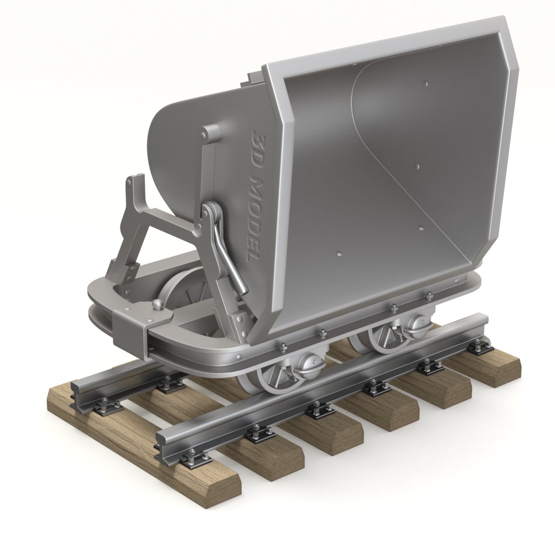 Mining Cart 3D Model - TurboSquid 1515405