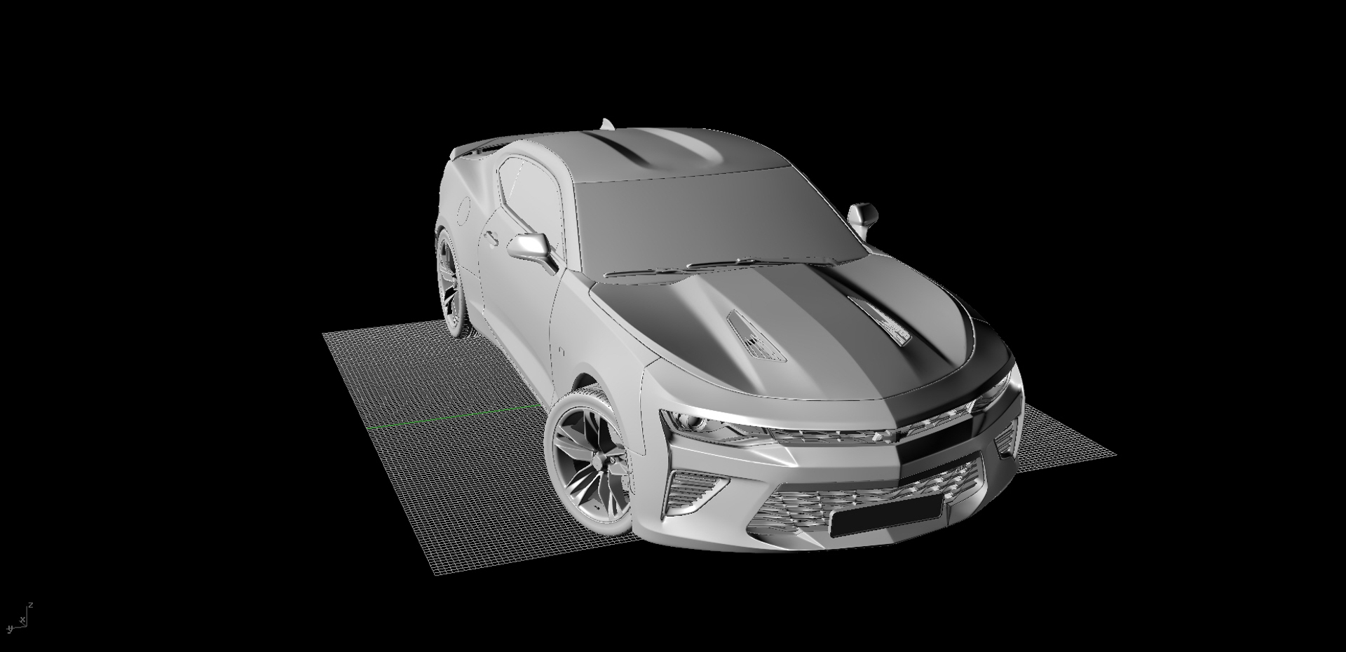 Chevrolet Camaro Ss 2017 3D Model | 1145485 | TurboSquid