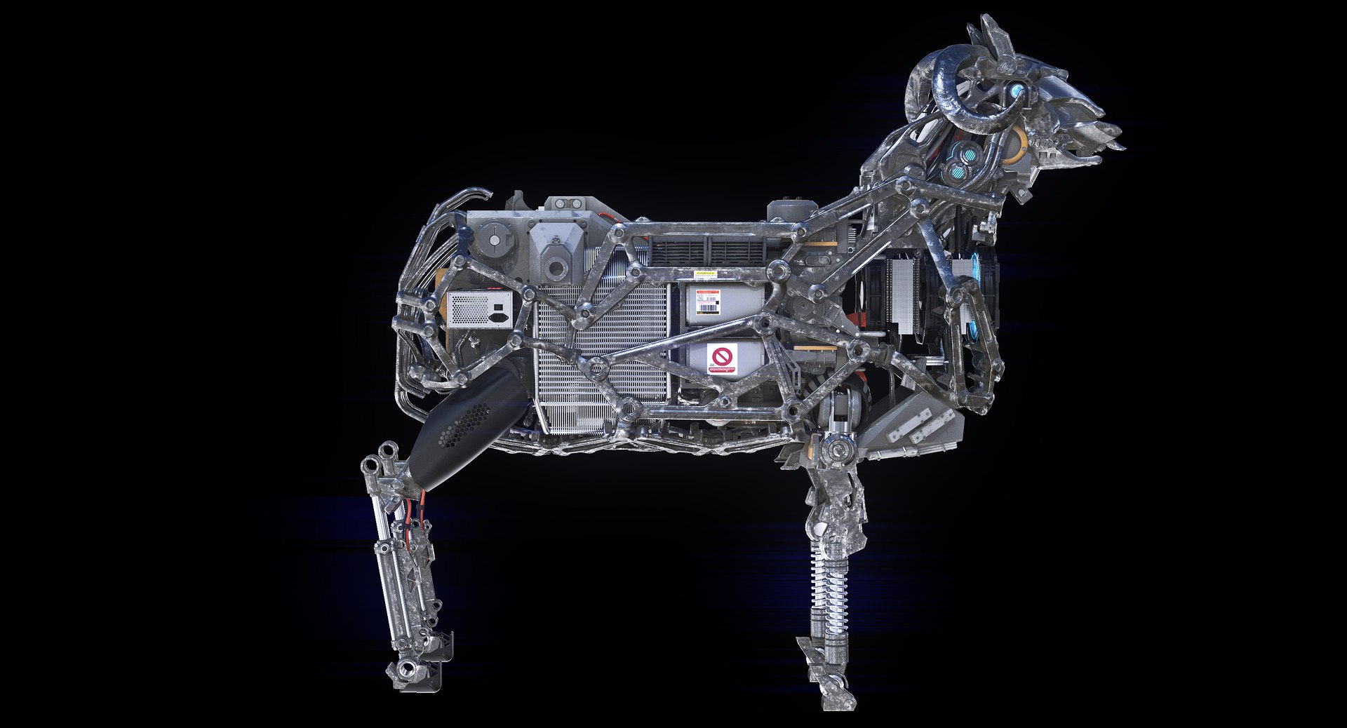3d Model Robot Sheep