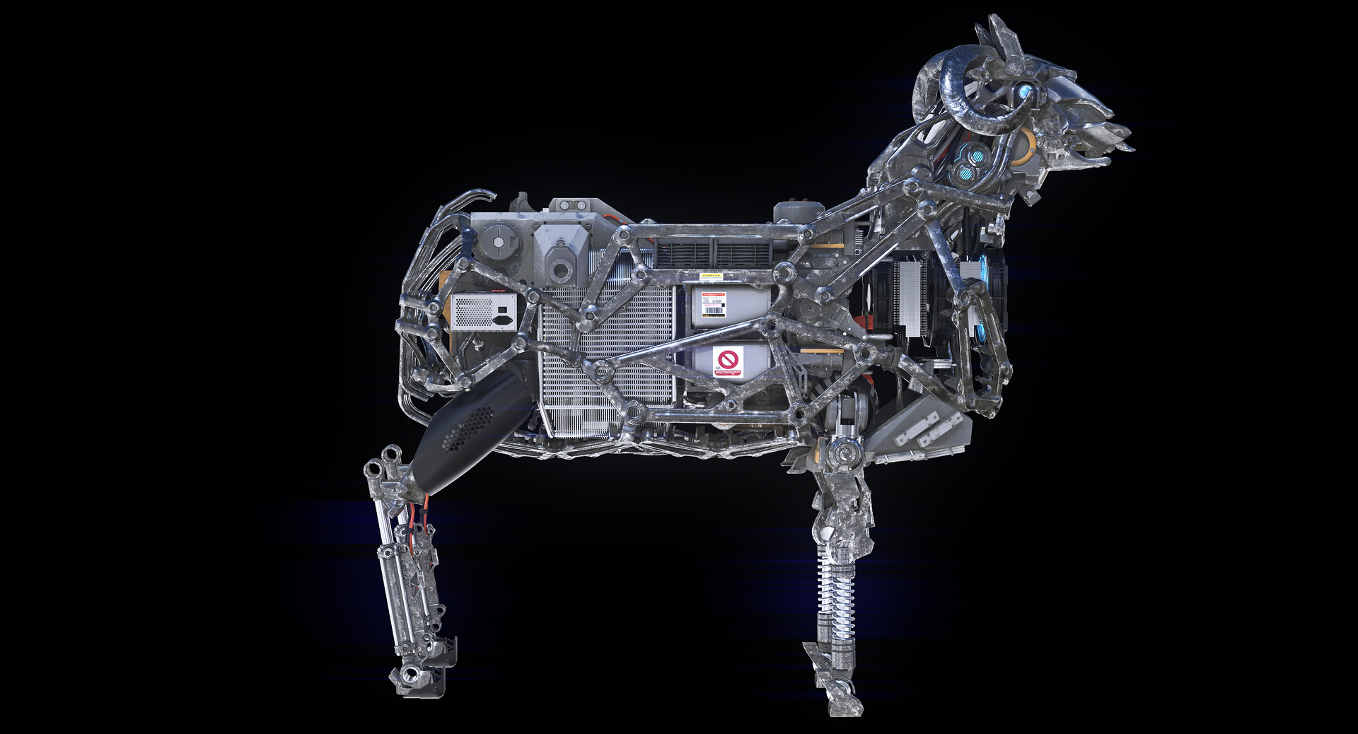 3d model robot sheep