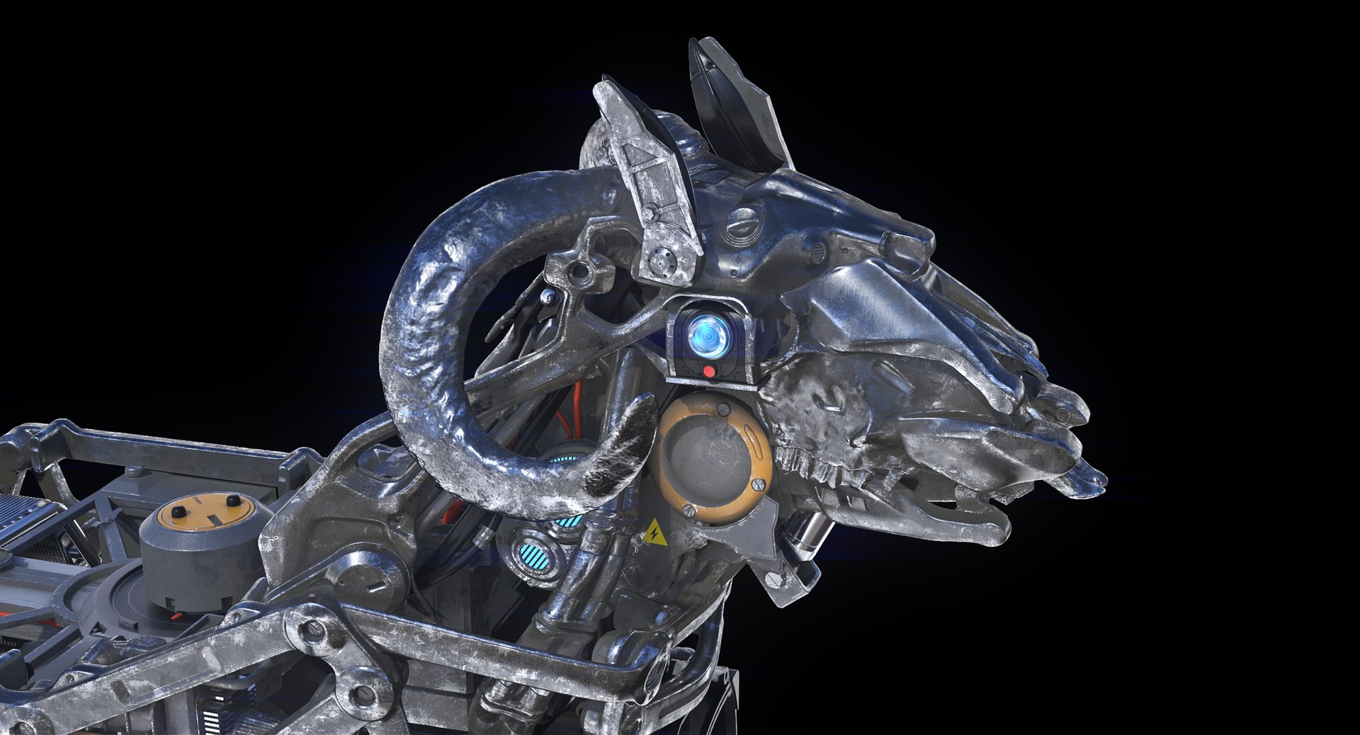 3d Model Robot Sheep