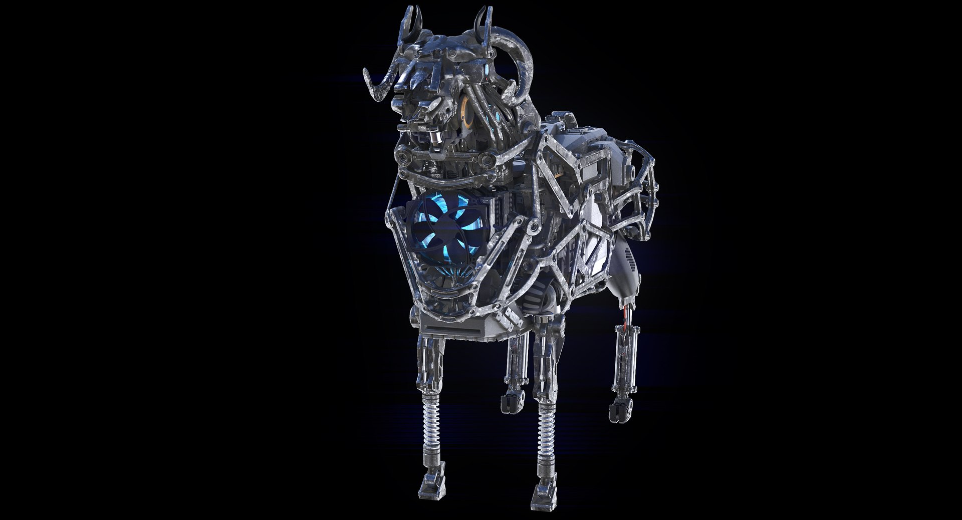 3d Model Robot Sheep