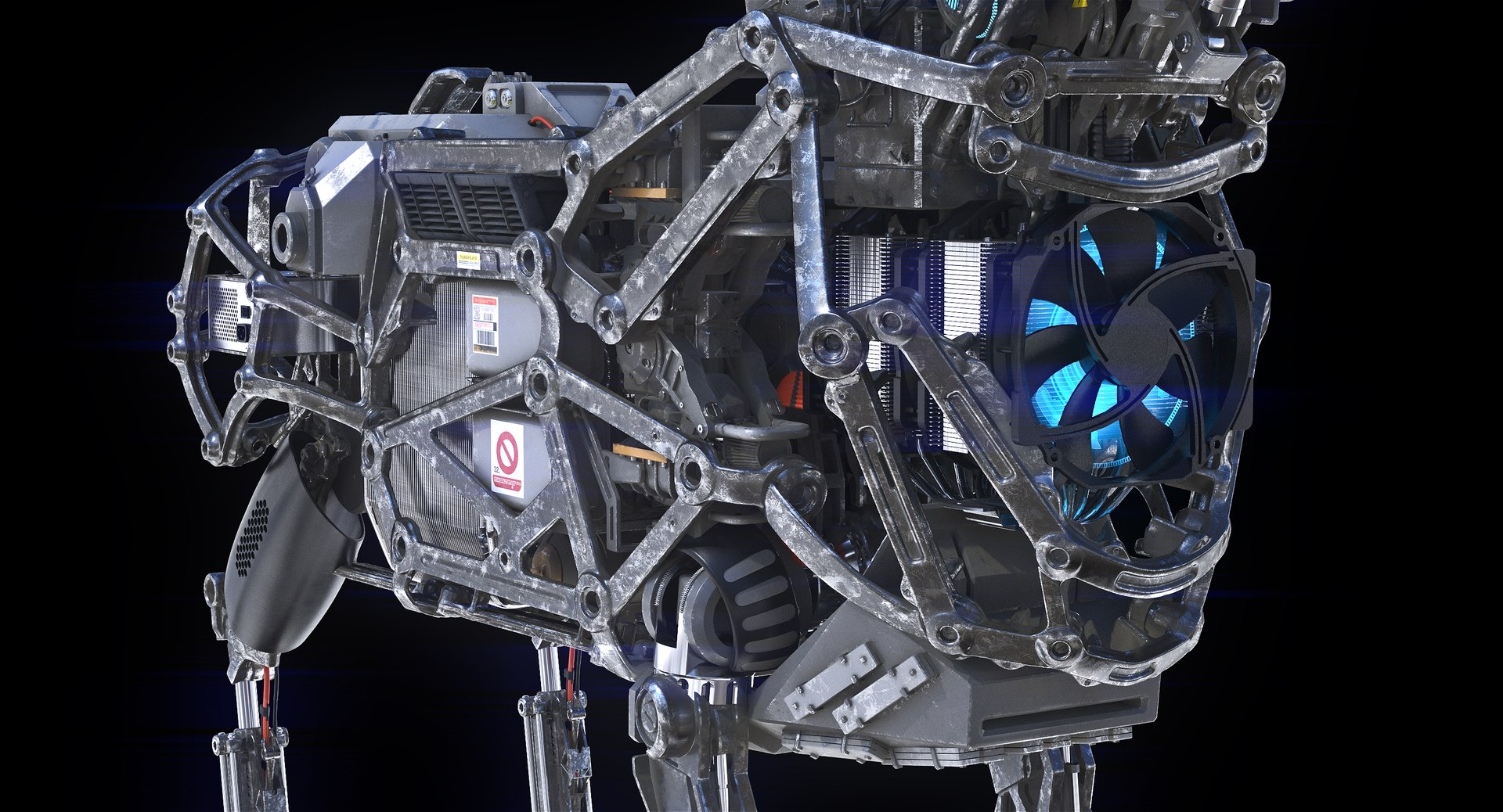 3d Model Robot Sheep