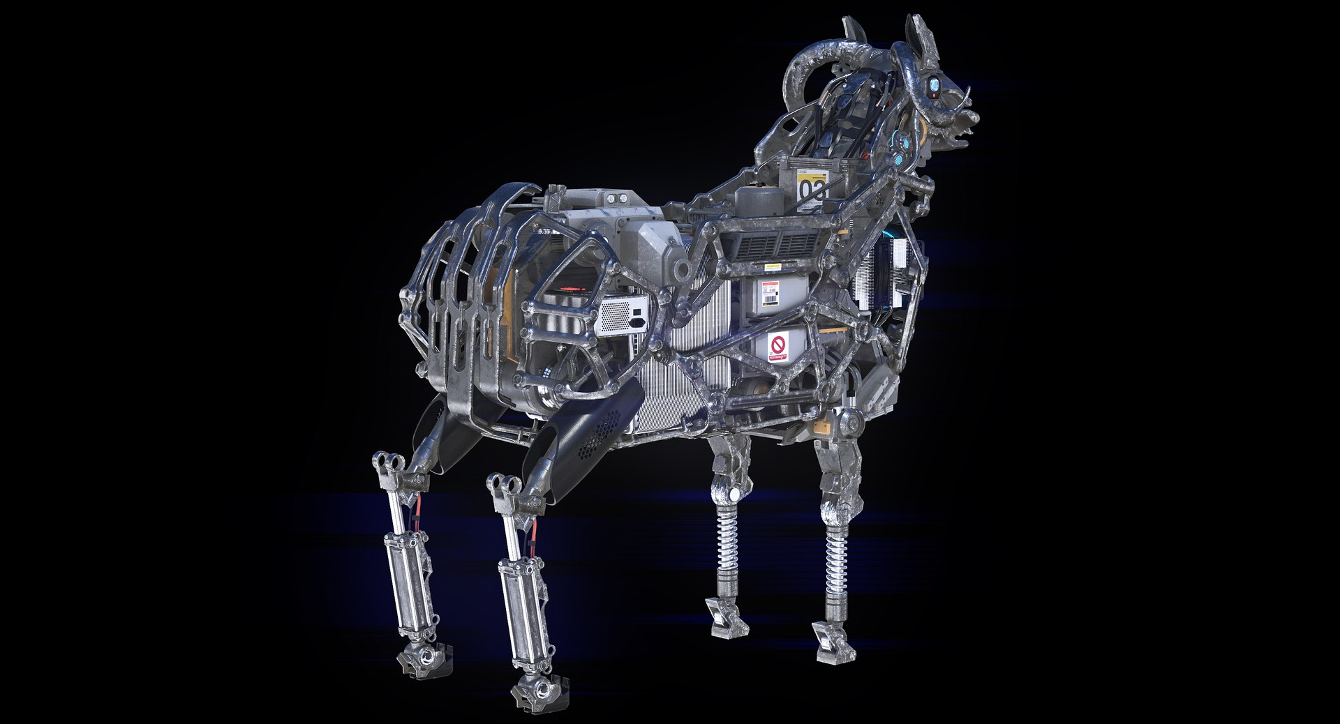3d Model Robot Sheep