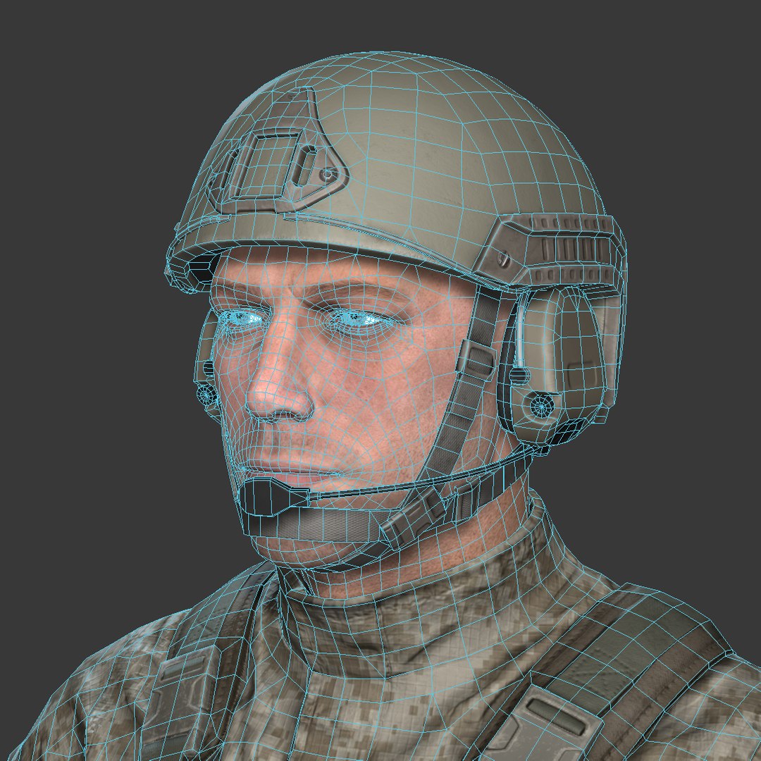 Photorealistic Realtime Soldier Character 3D Model - TurboSquid 1403099