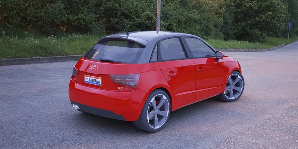 3d model audi a1 sportback
