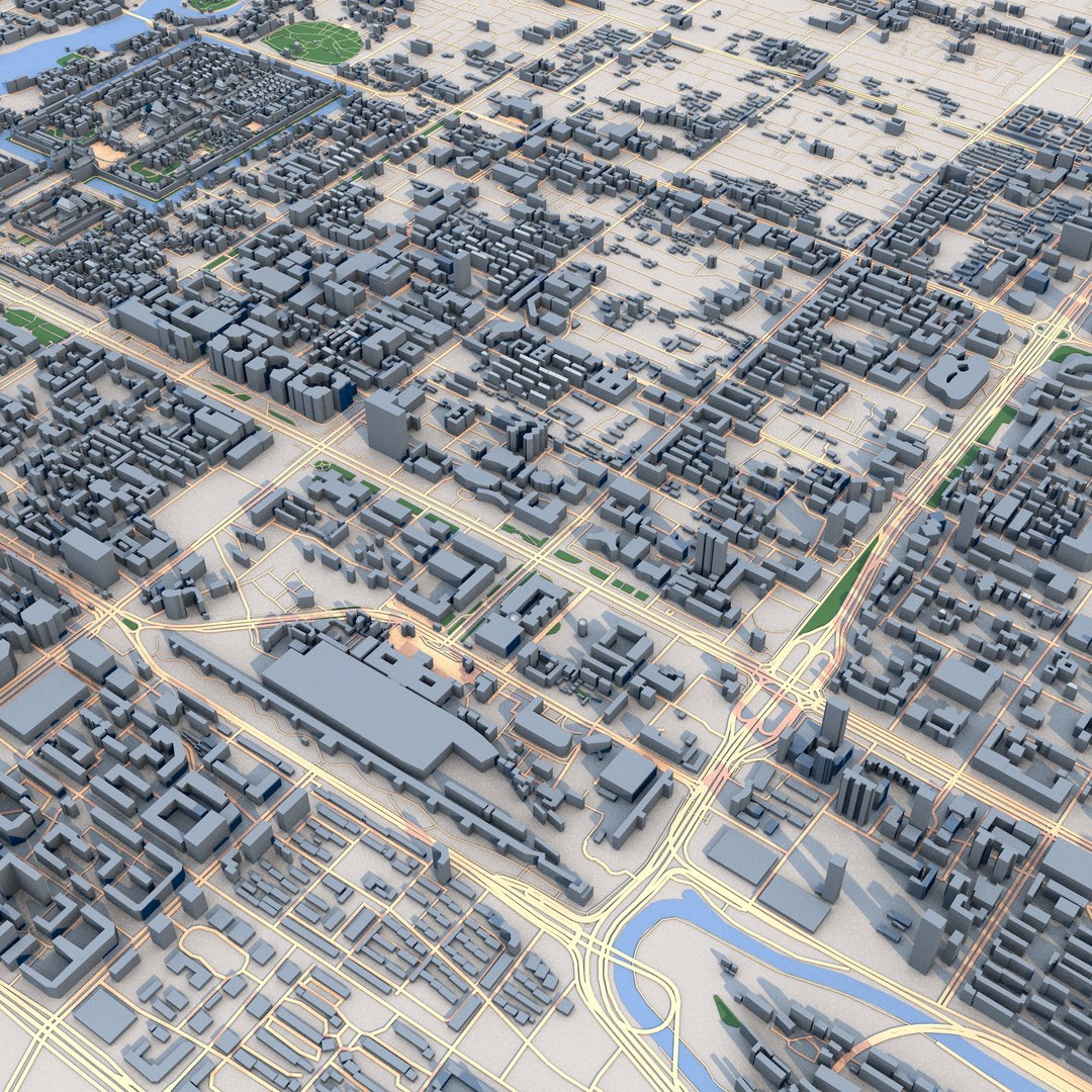 3D Model Beijing City China - TurboSquid 2299016