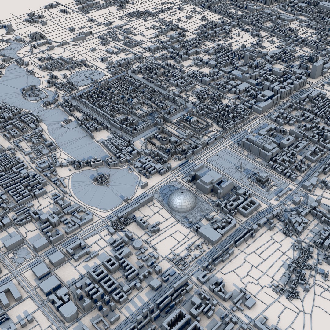 3D Model Beijing City China - TurboSquid 2299016