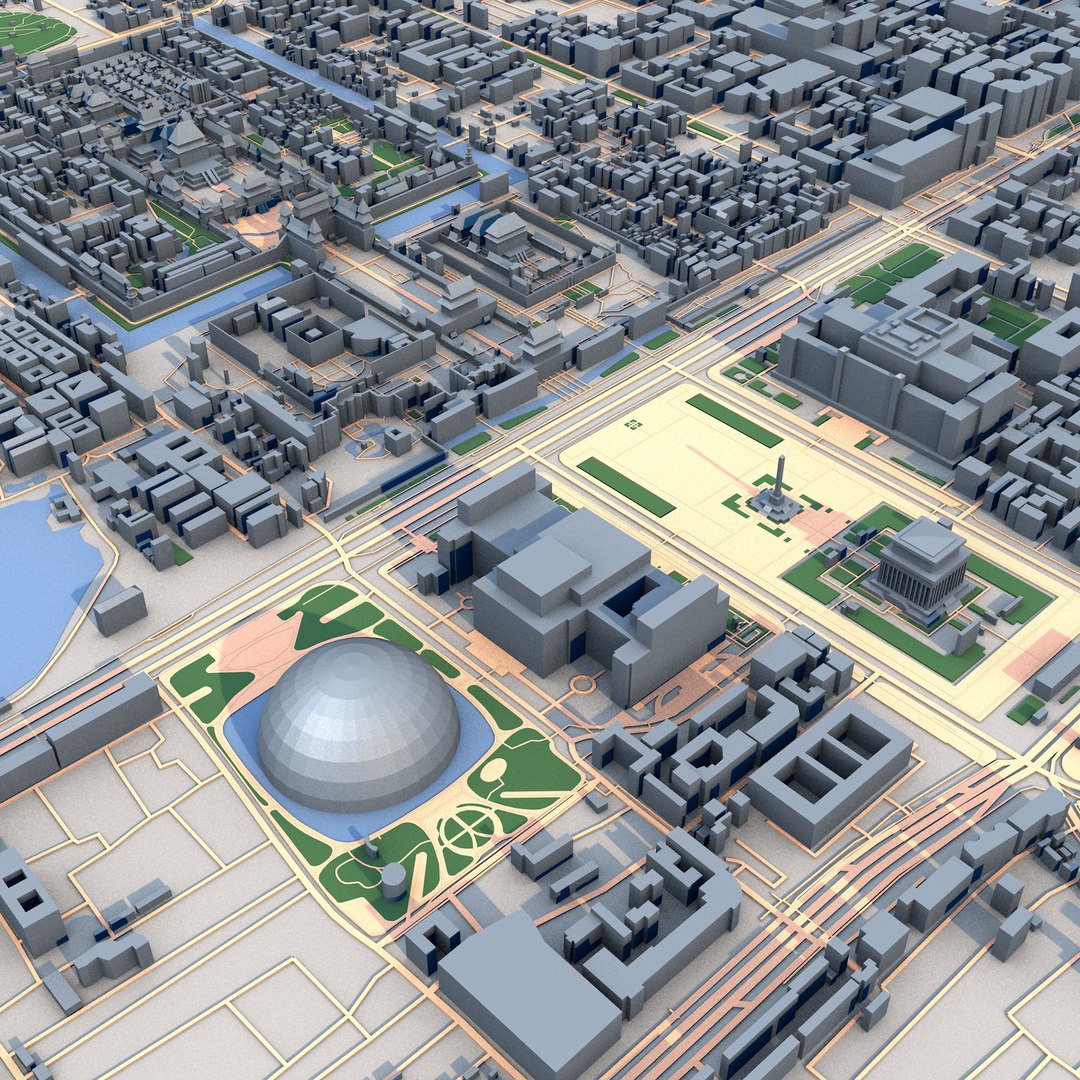 3D Model Beijing City China - TurboSquid 2299016