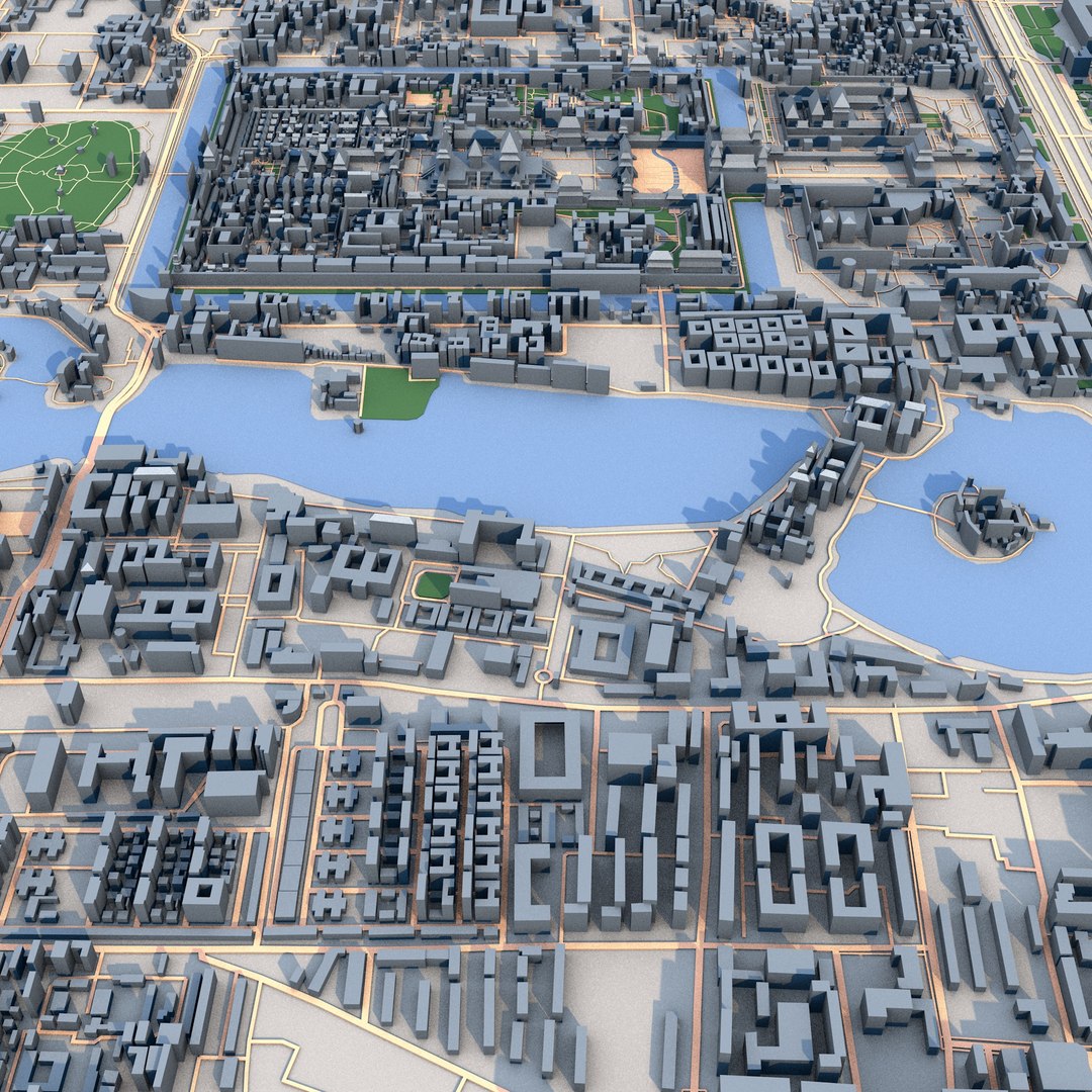 3D Model Beijing City China - TurboSquid 2299016