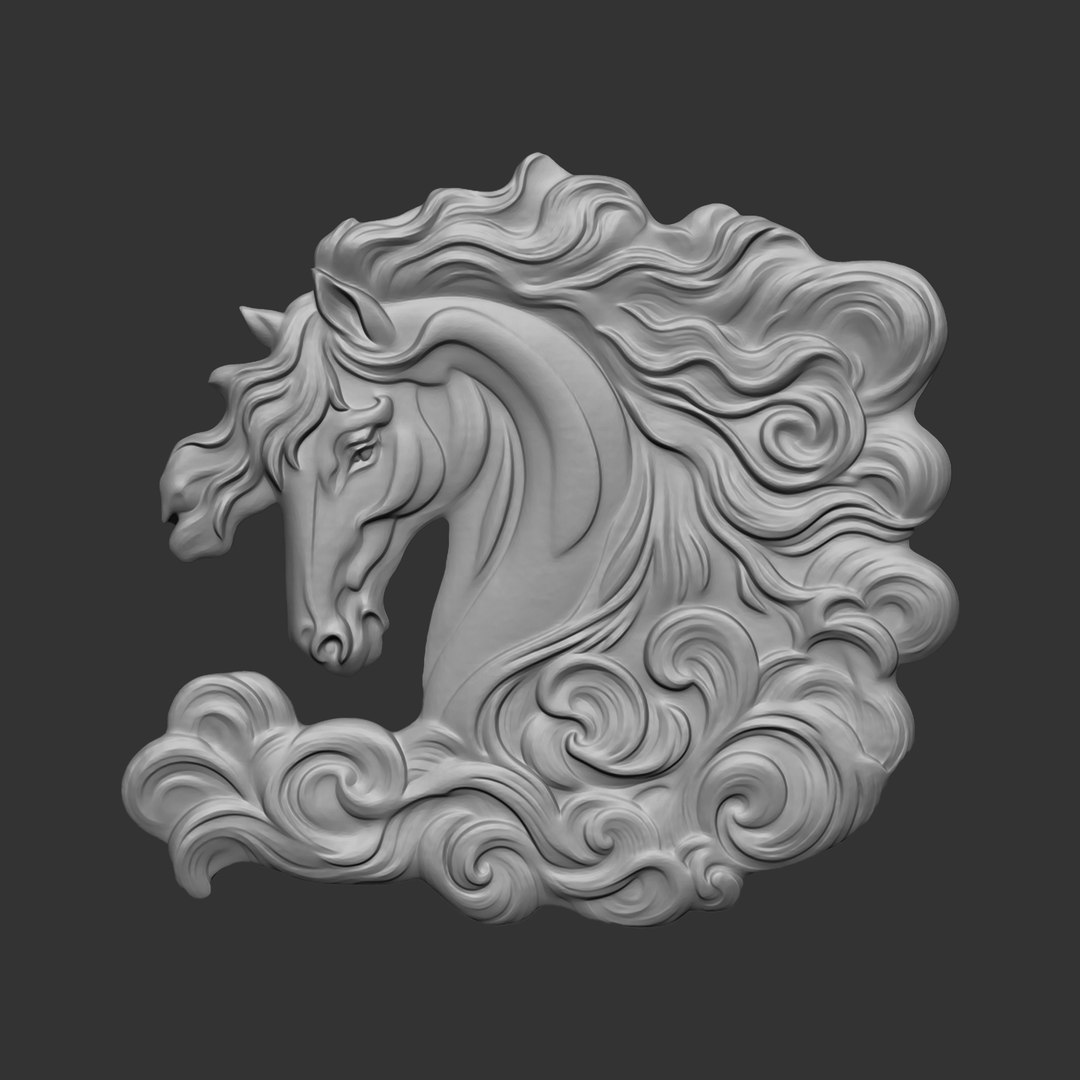 3D Horse Bas Relief 240510 18 3D Print Model Model - TurboSquid 2293751