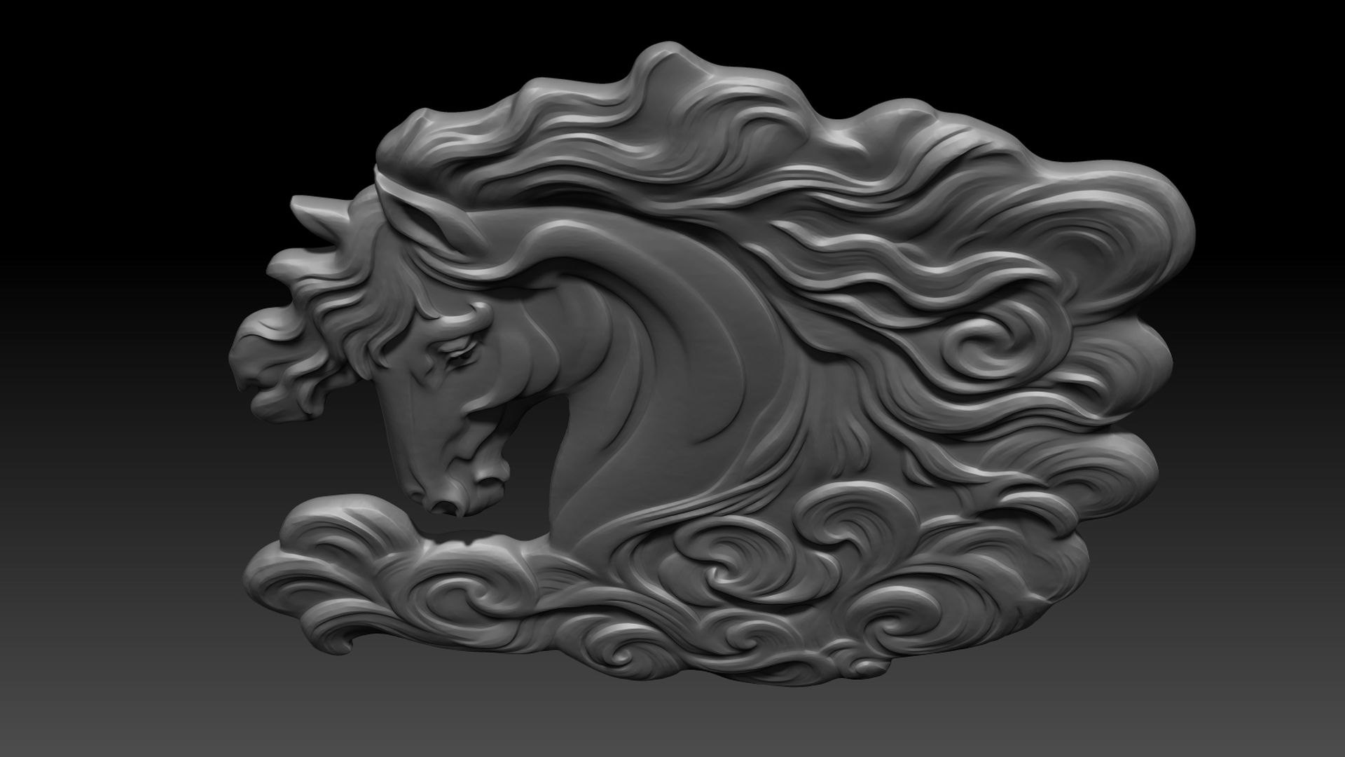 3D Horse Bas Relief 240510 18 3D Print Model Model - TurboSquid 2293751
