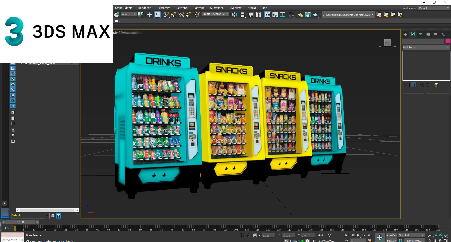Vending Machine 3D Model - TurboSquid 1994358