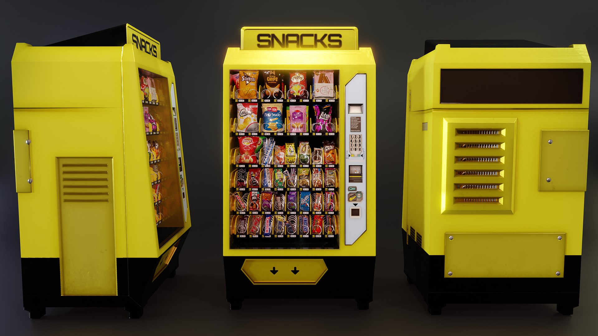 Vending machine 3D model - TurboSquid 1994358