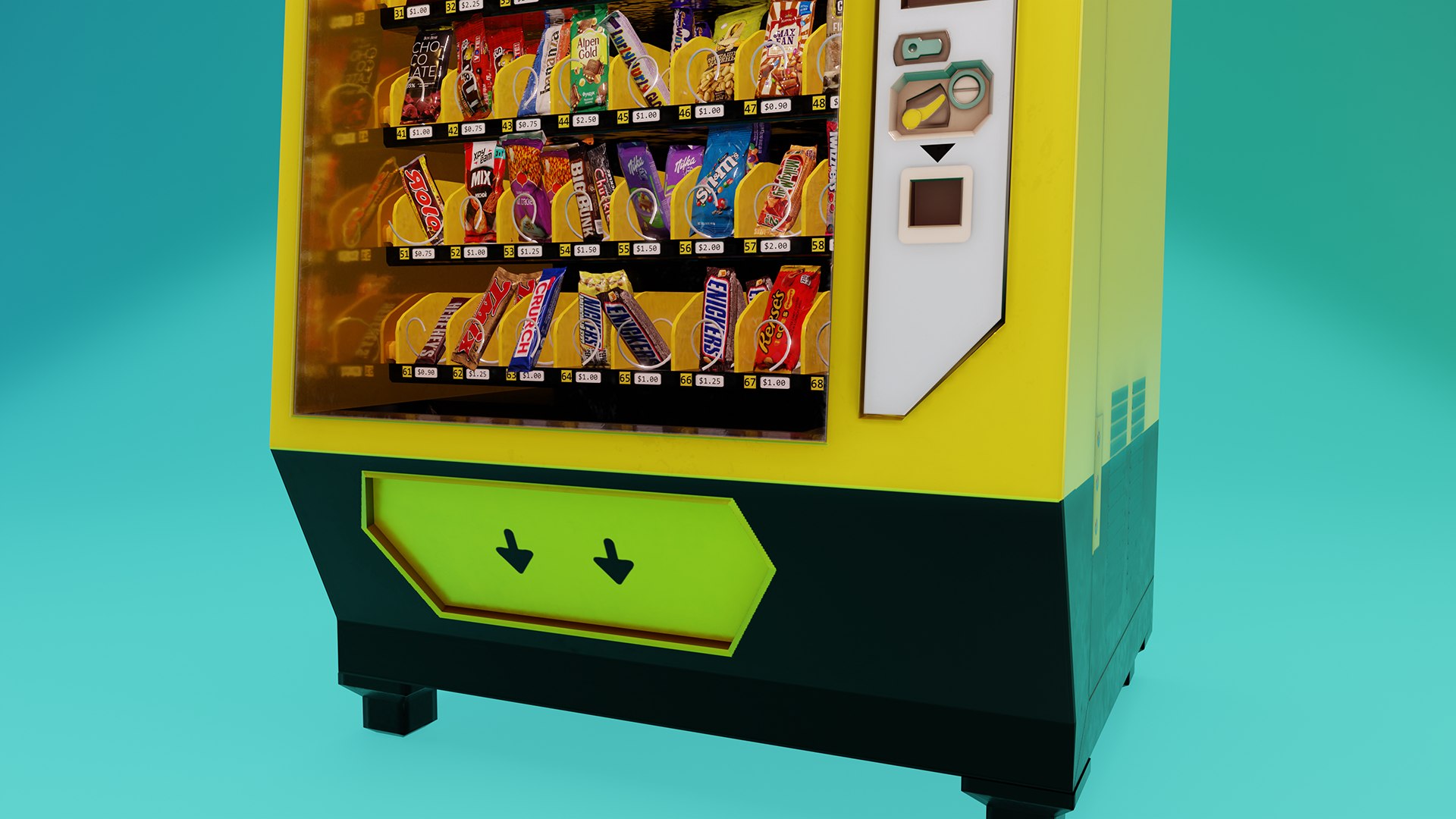 Vending Machine 3D Model - TurboSquid 1994358