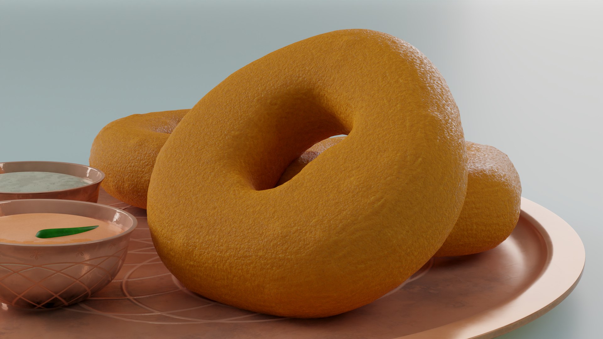 Vadda Sambhar 3D Model - TurboSquid 2096580