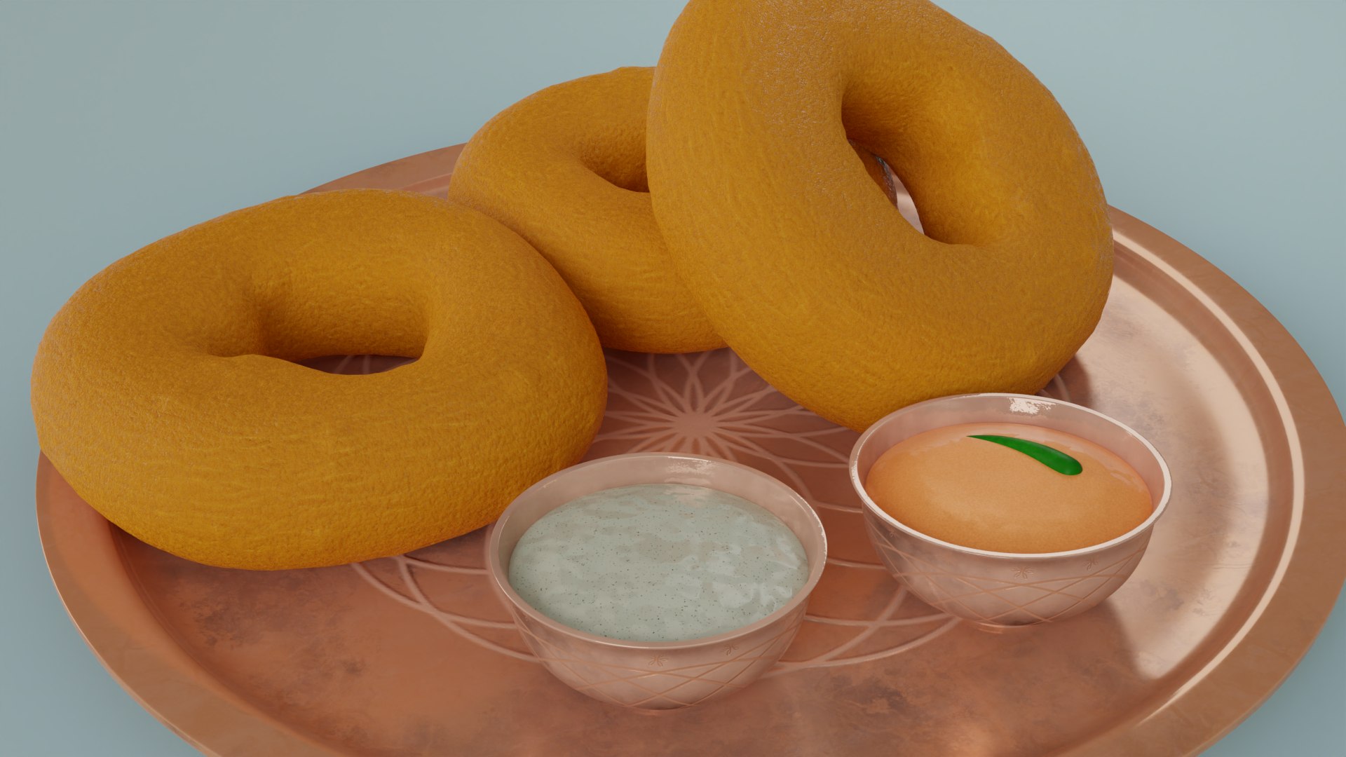 Vadda Sambhar 3D Model - TurboSquid 2096580