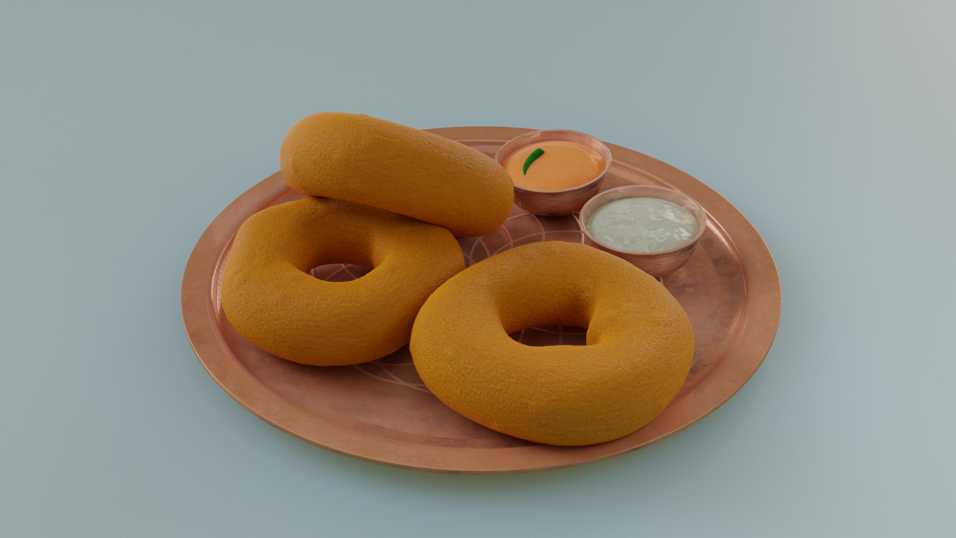 Vadda Sambhar 3D Model - TurboSquid 2096580