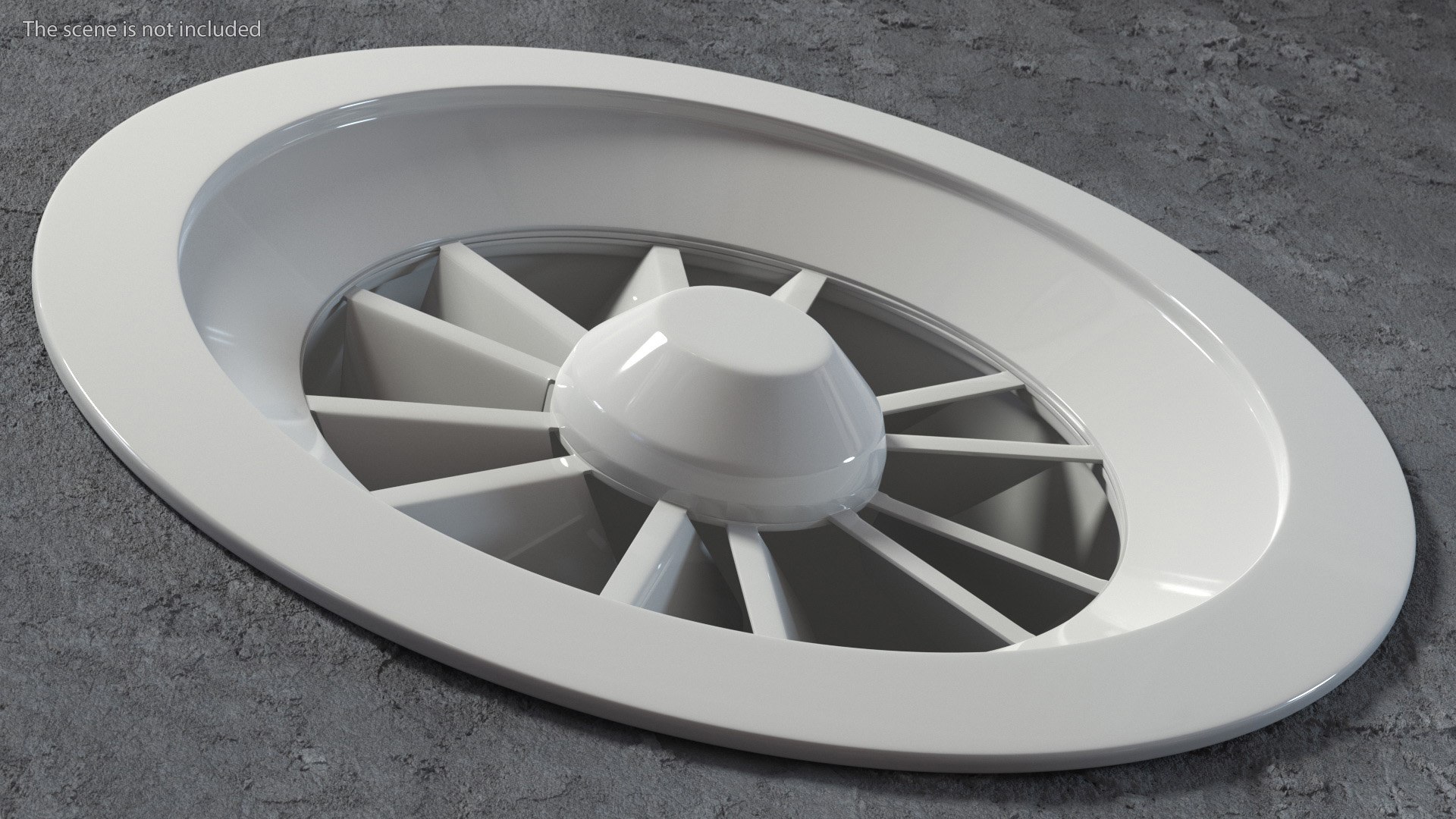 3D Round Swirl Diffuser Model - TurboSquid 1962217