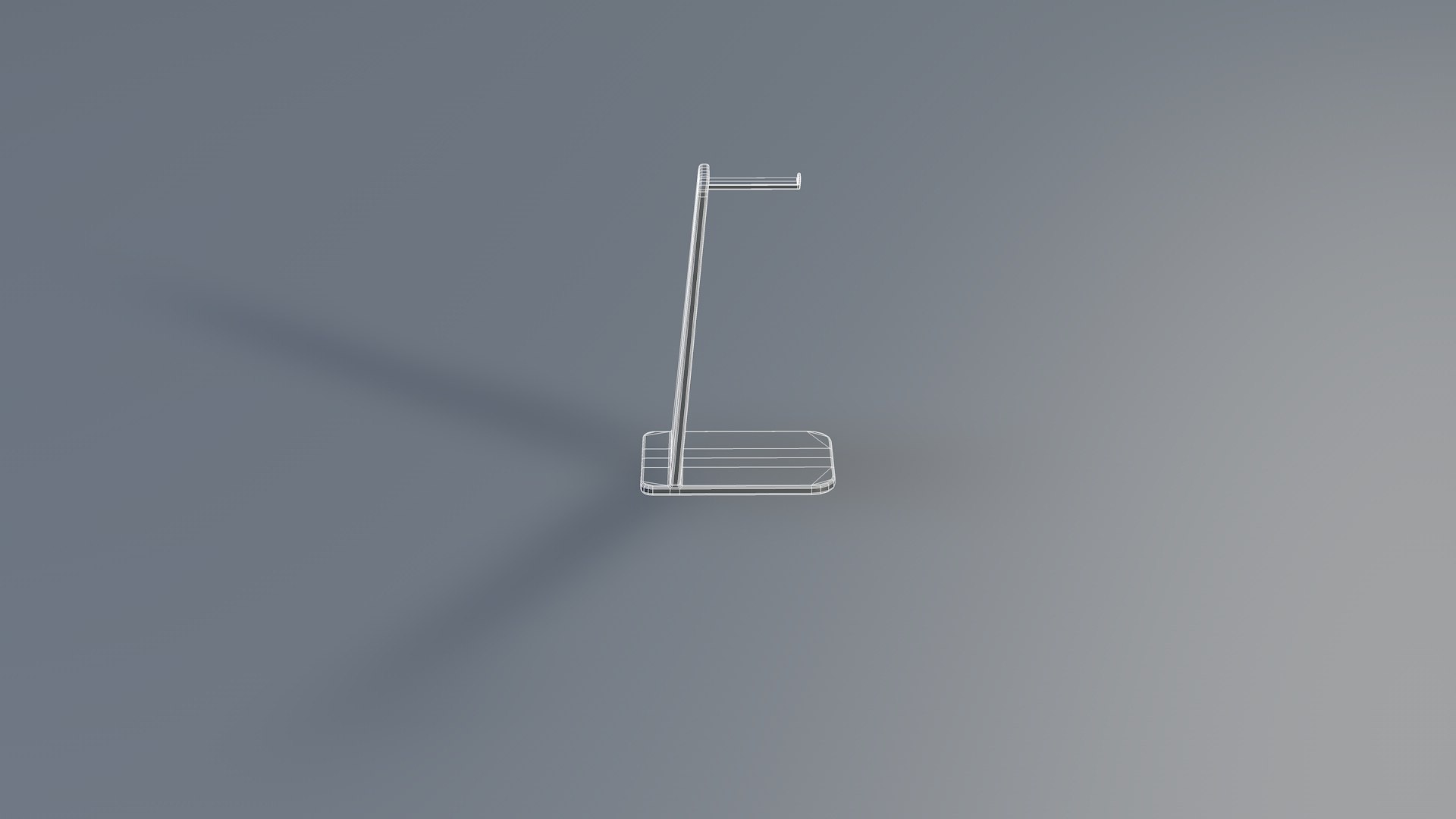 Headphone Stand 3D Model 3D Print Ver B 3D Model - TurboSquid 1758474