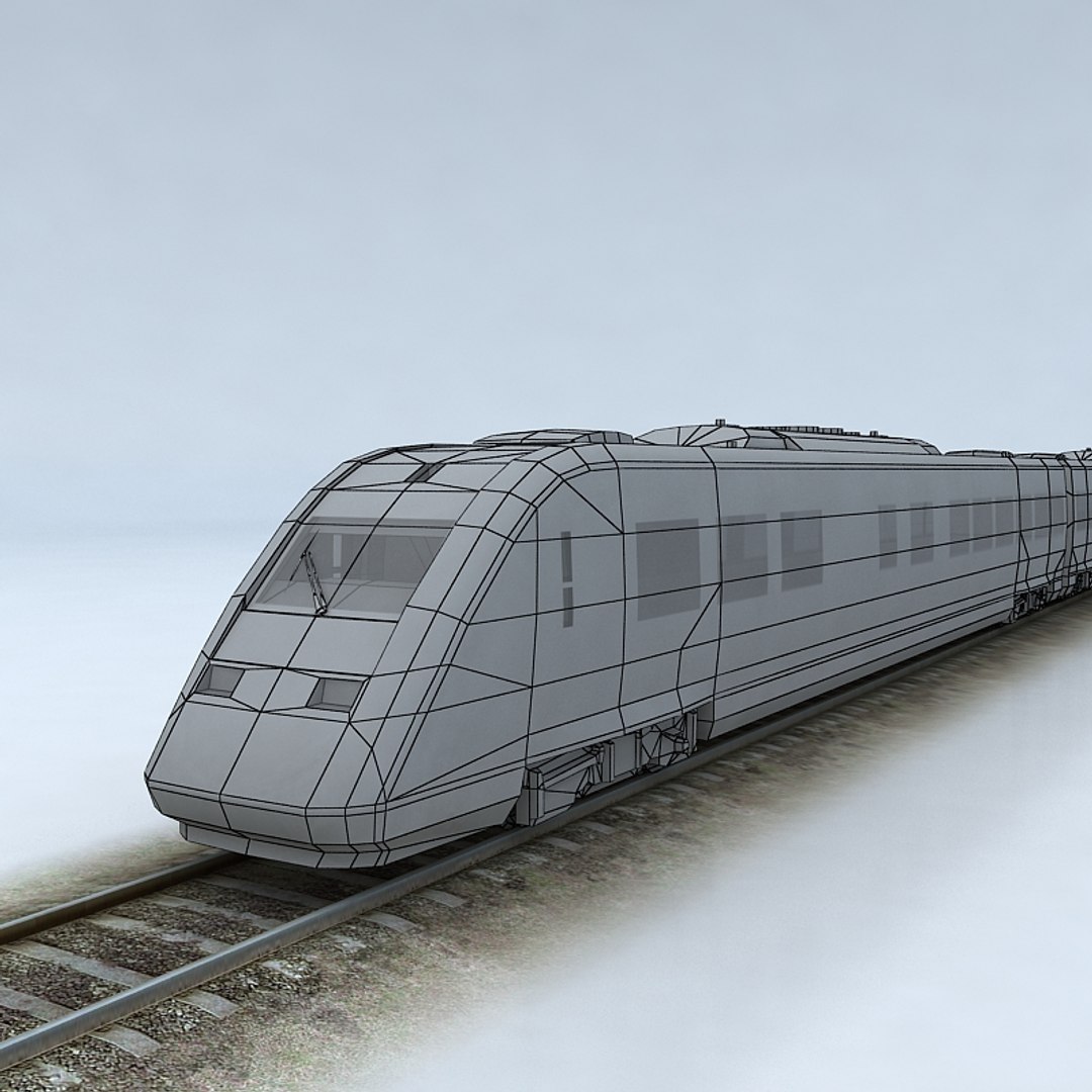 Train 3d Max