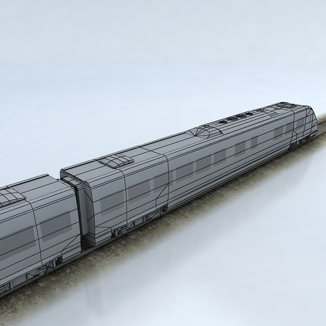 Train 3d Max