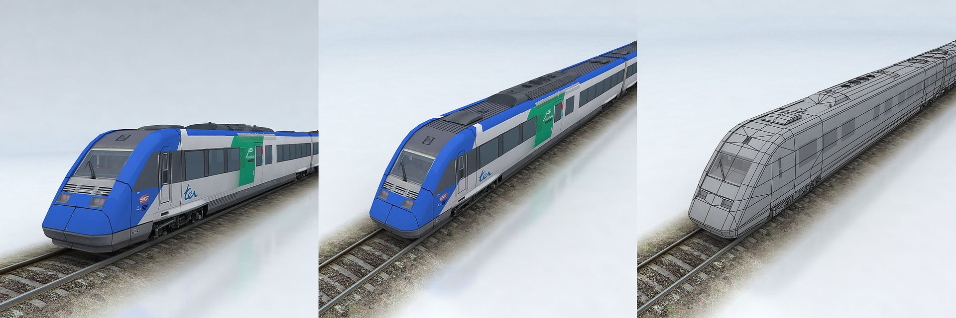 Train 3d Max