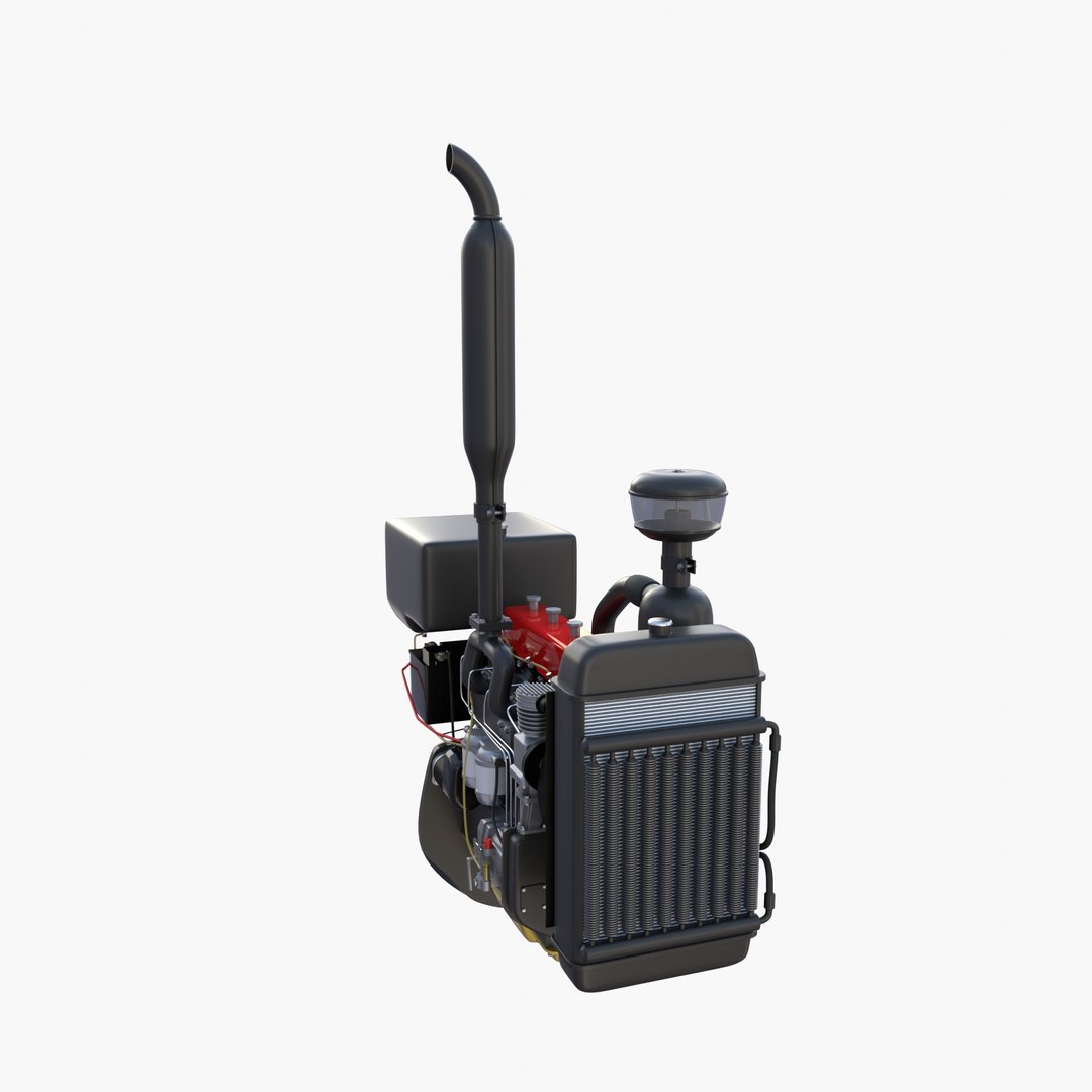 Tractor Engine Full 3D Model - TurboSquid 1881628