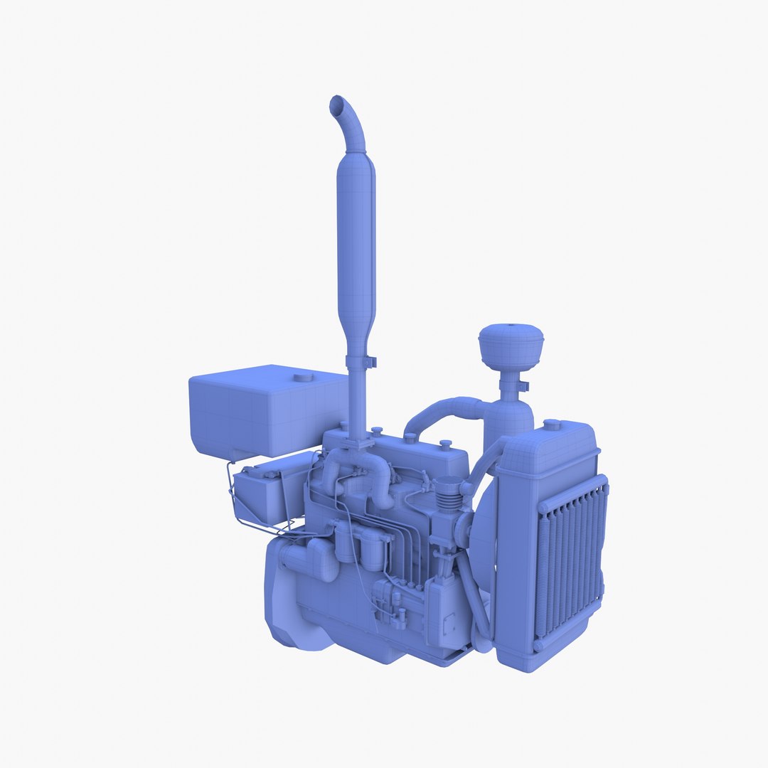 Tractor Engine Full 3D Model - TurboSquid 1881628