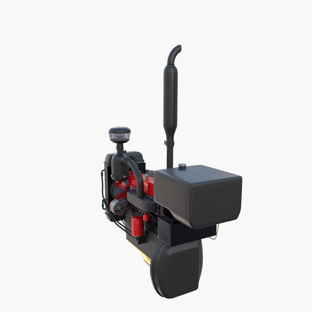 Tractor Engine Full 3D Model - TurboSquid 1881628