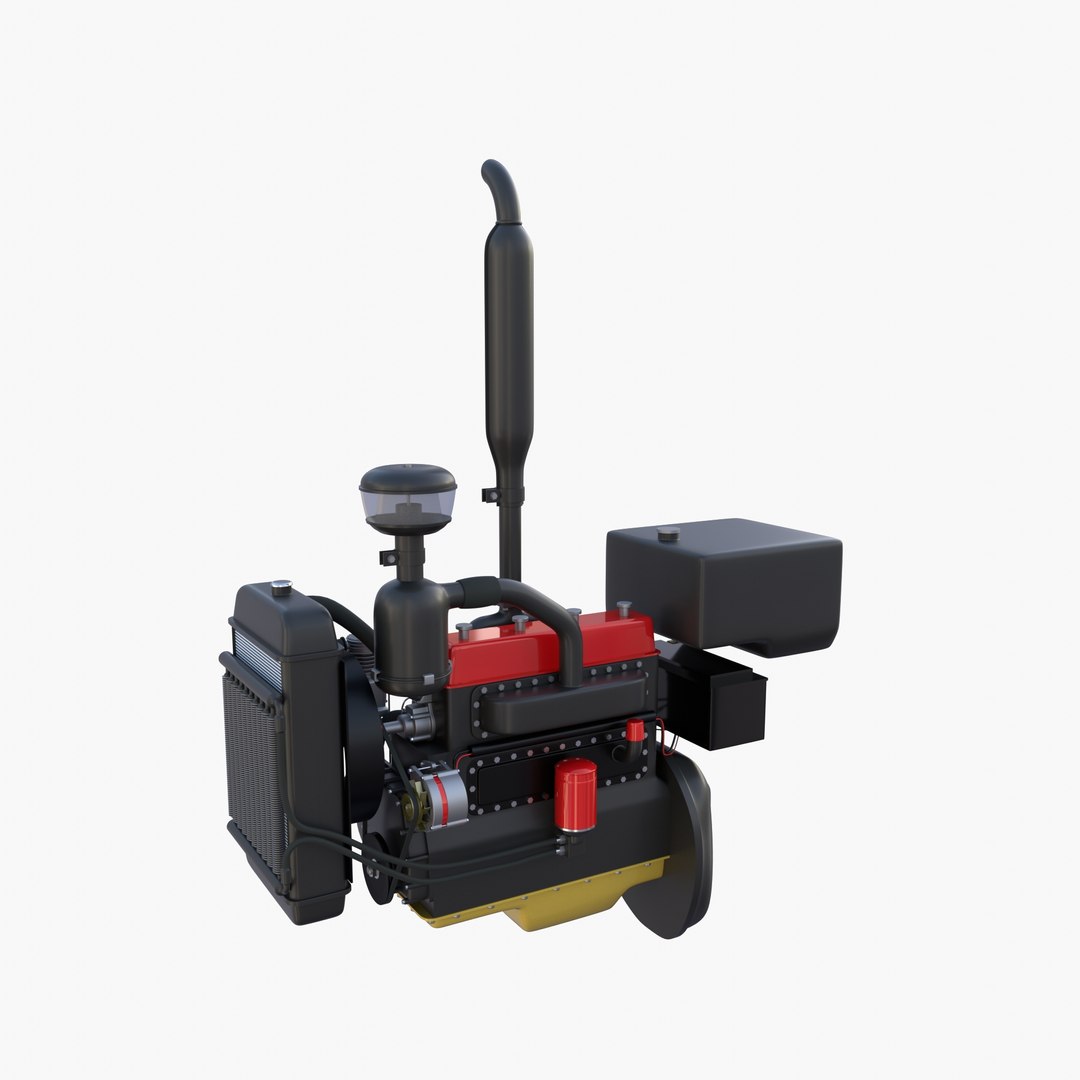 Tractor Engine Full 3D Model - TurboSquid 1881628