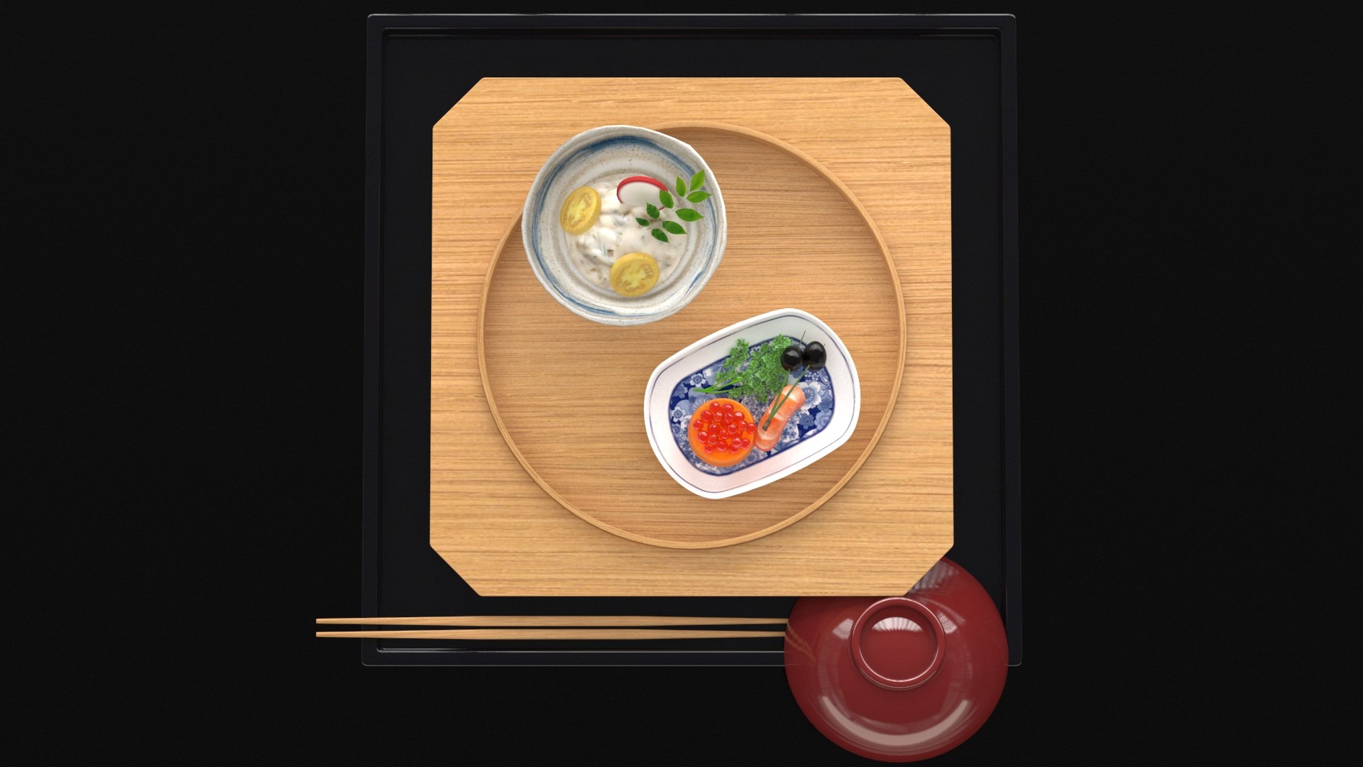 3D Kaiseki Small Set 01 - TurboSquid 2190885