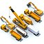 3d Construction Vehicles Pack Model