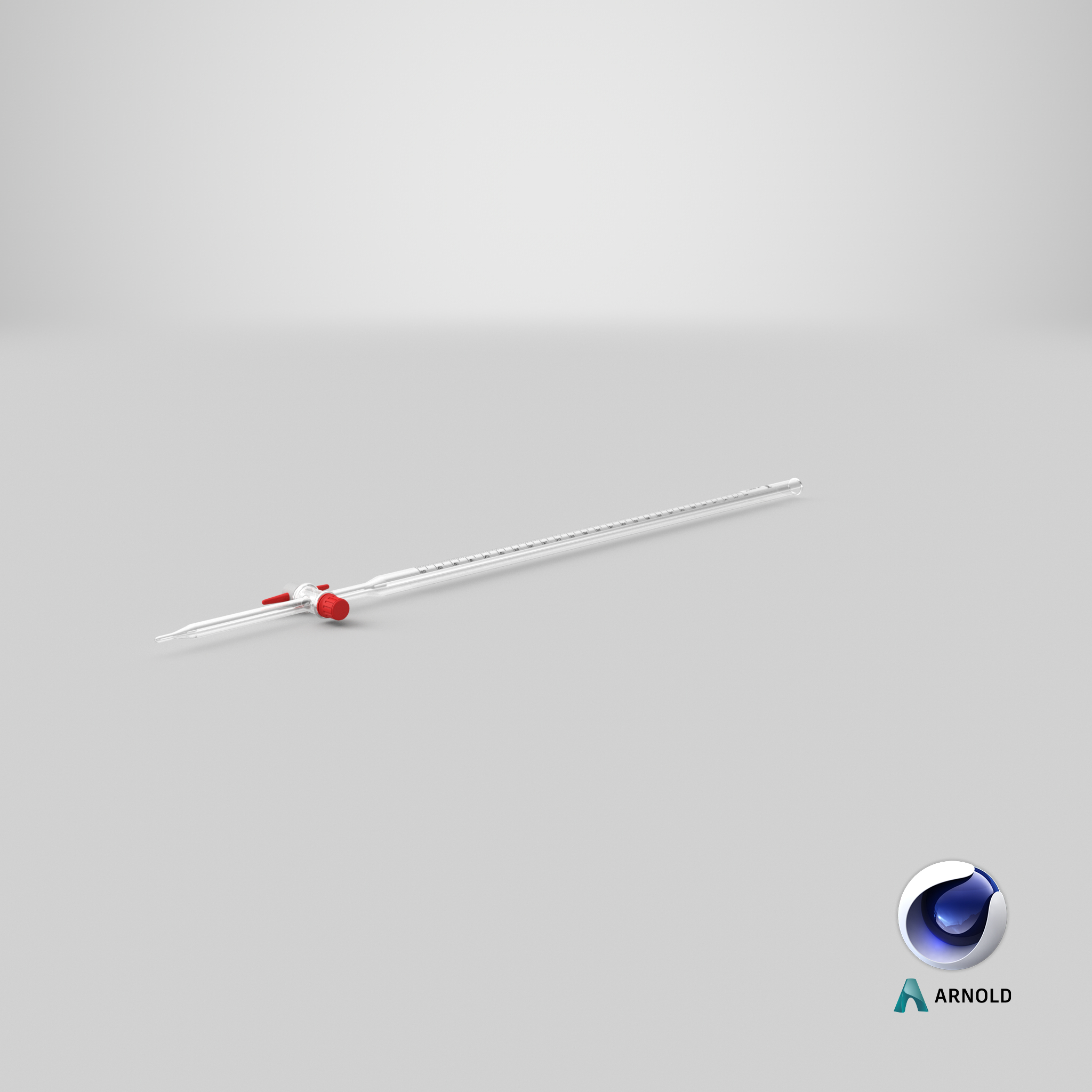 Buret burette 3D model - TurboSquid 1707334