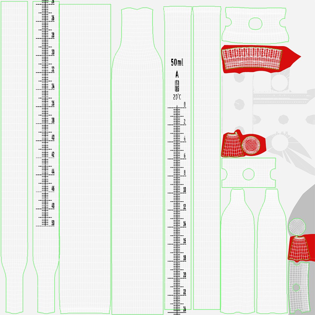 Buret Burette 3D Model - TurboSquid 1707334