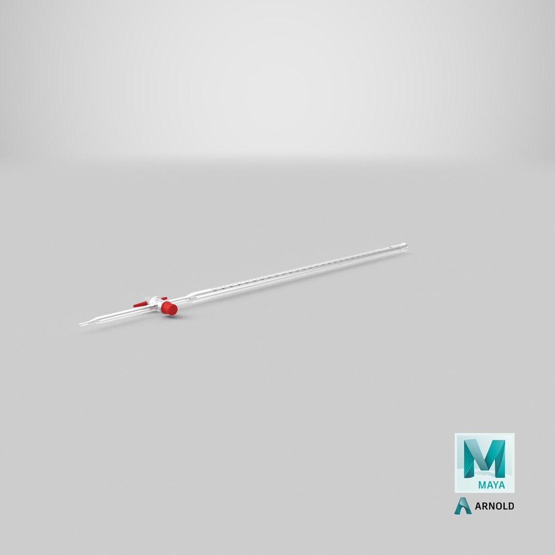 Buret burette 3D model - TurboSquid 1707334