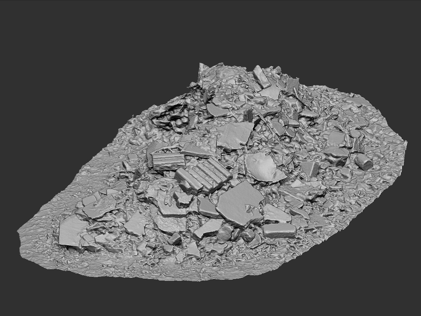 Realistic Rubble And Debris Pack 3D - TurboSquid 2389498
