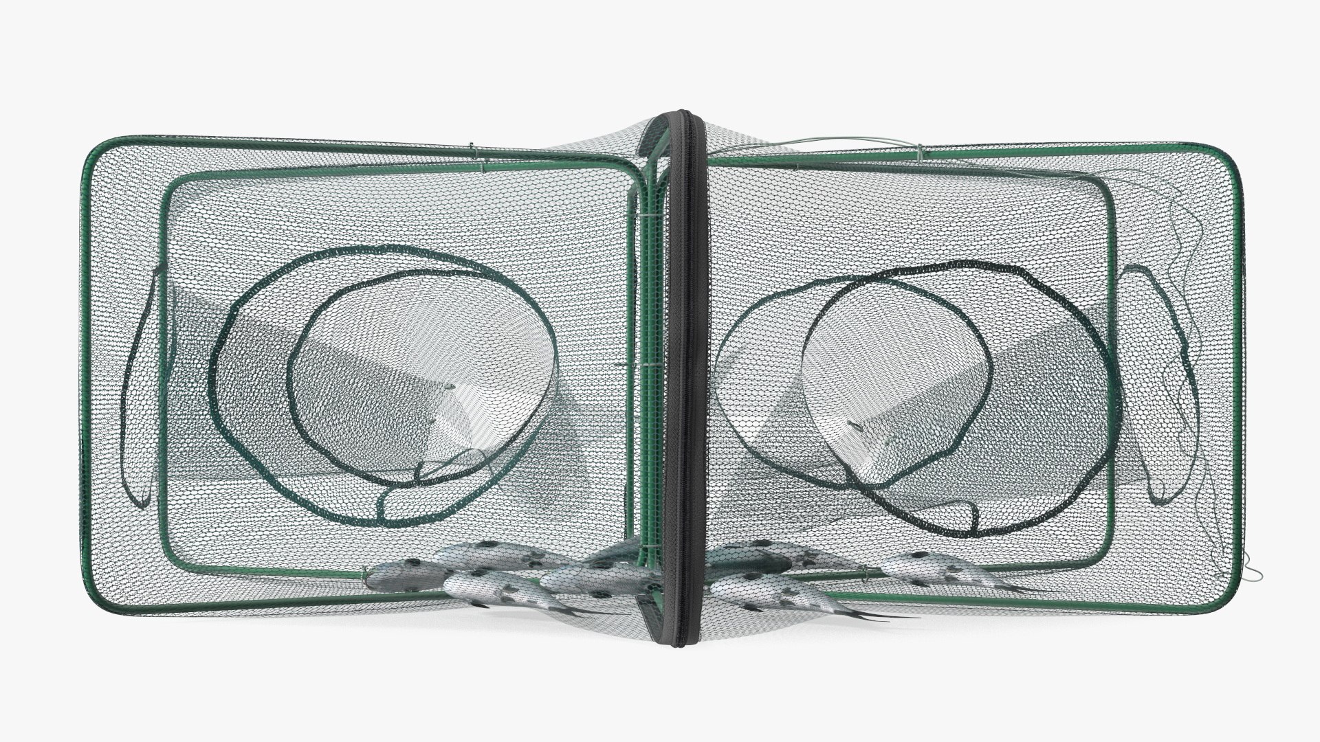 3D Mesh Fishing Trap With Fish Inside Model - TurboSquid 2383096