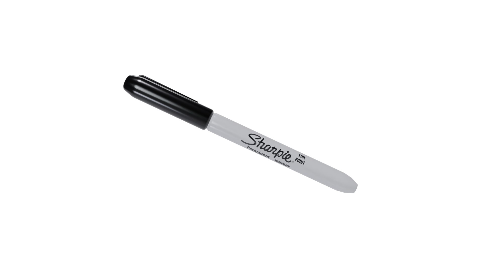 Sharpie Permanent Marker 3D Model - TurboSquid 2046097