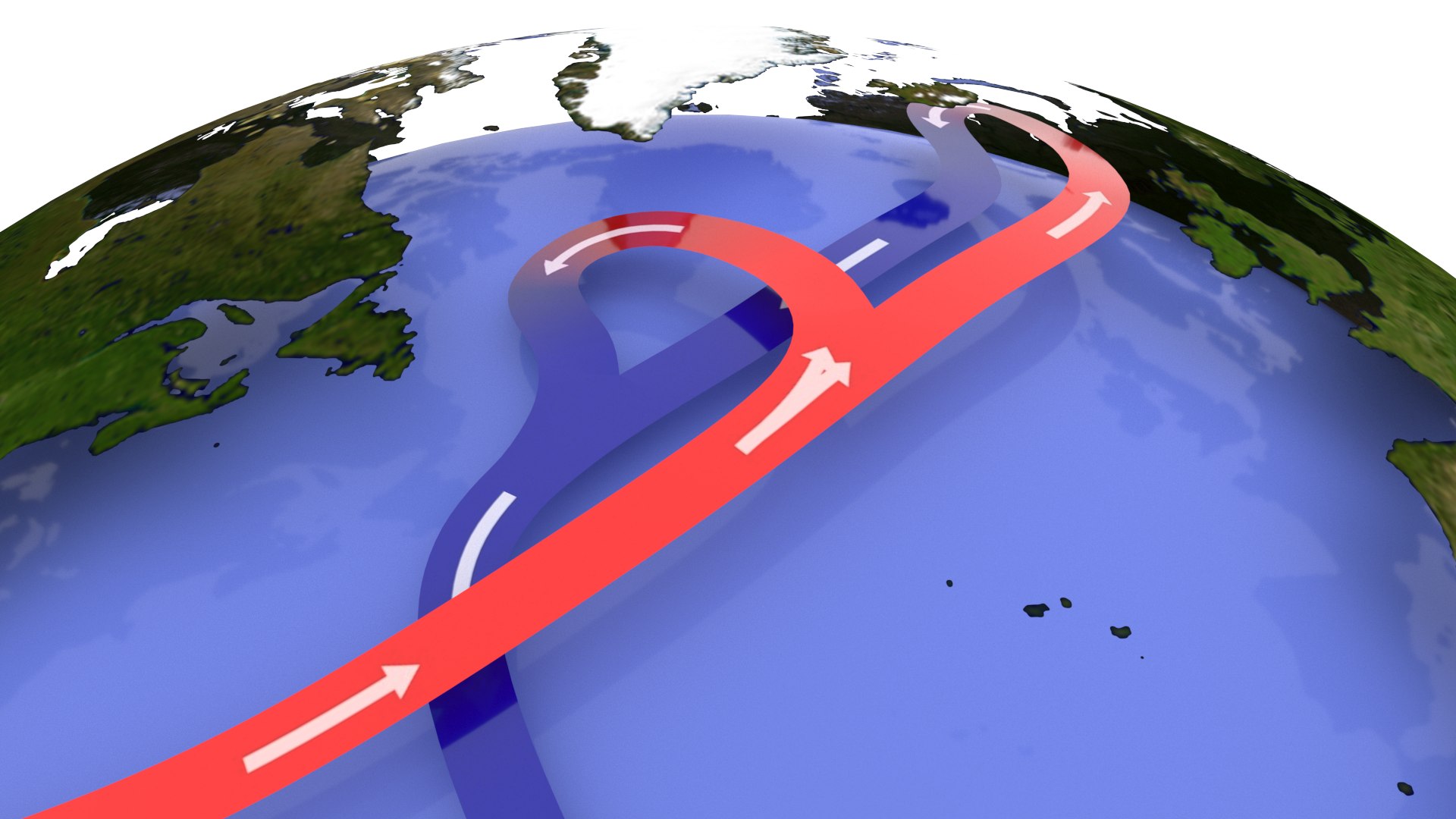 3D Thermohaline Circulation - Static Arrows Model - TurboSquid 2268266