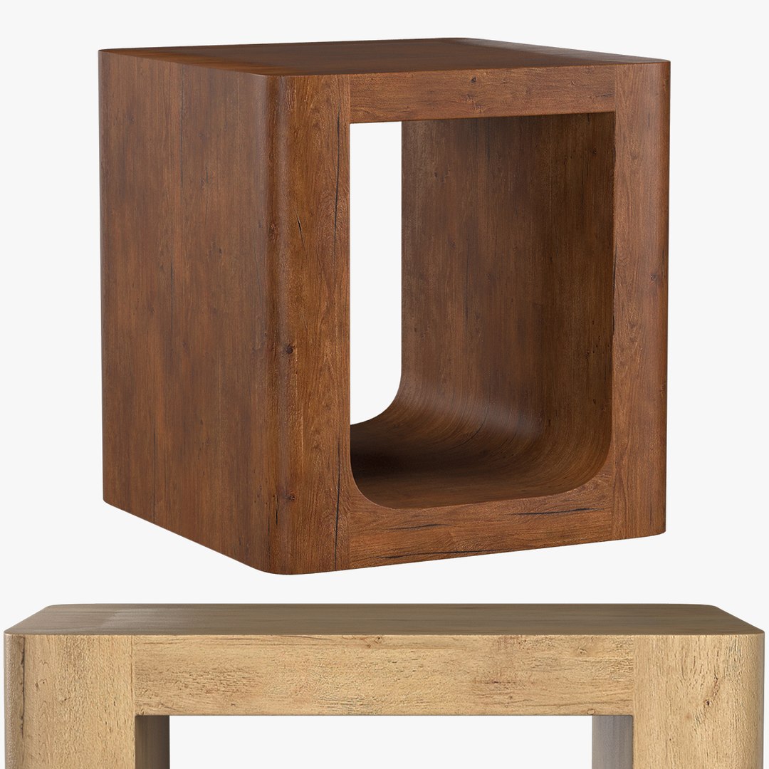 OSLO OPEN SQUARE SIDE TABLE 3D model - TurboSquid 1952232