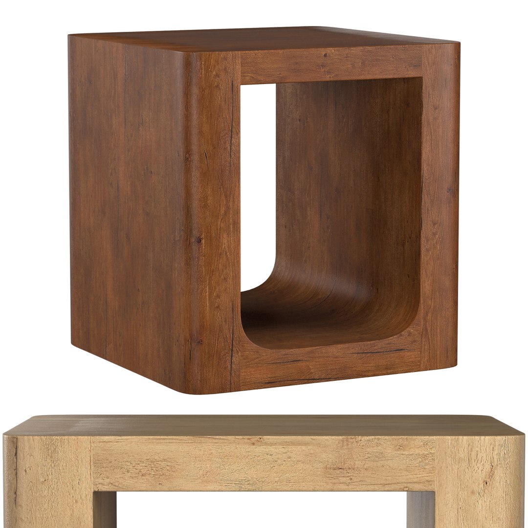 OSLO OPEN SQUARE SIDE TABLE 3D Model - TurboSquid 1952232