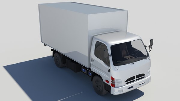 3d model cargo truck